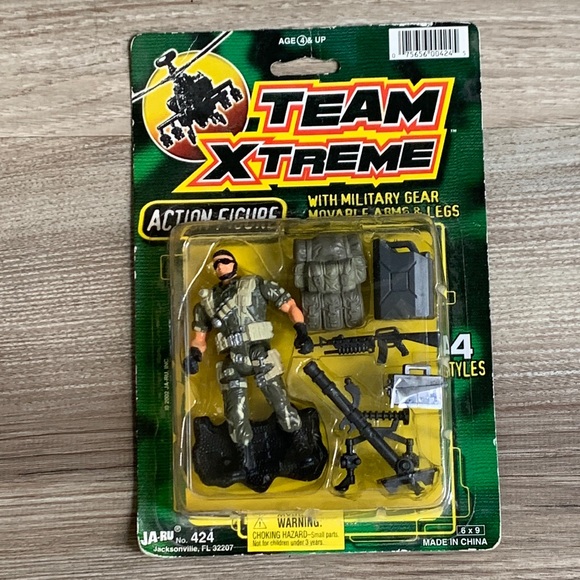 Toys | Jaru 202 Team Xtreme Military Action Figure Gear Jaru 424 Army ...